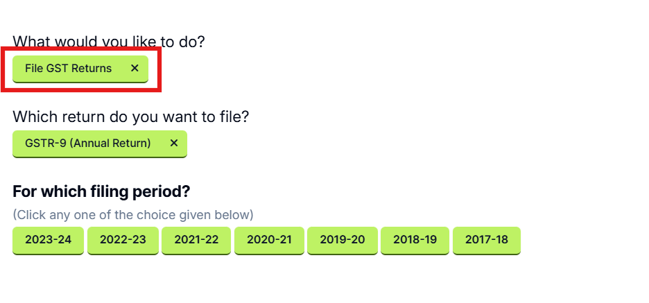Step-1: Download returns data from the Government Portal – GSTZen