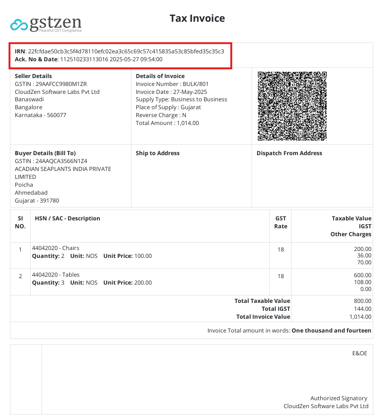 GSTZen’s E-Invoicing Excel Integration – GSTZen