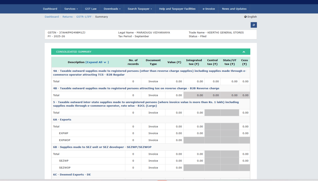 Step-by-Step Guide to Filing GSTR-1 on the GST Portal – GSTZen